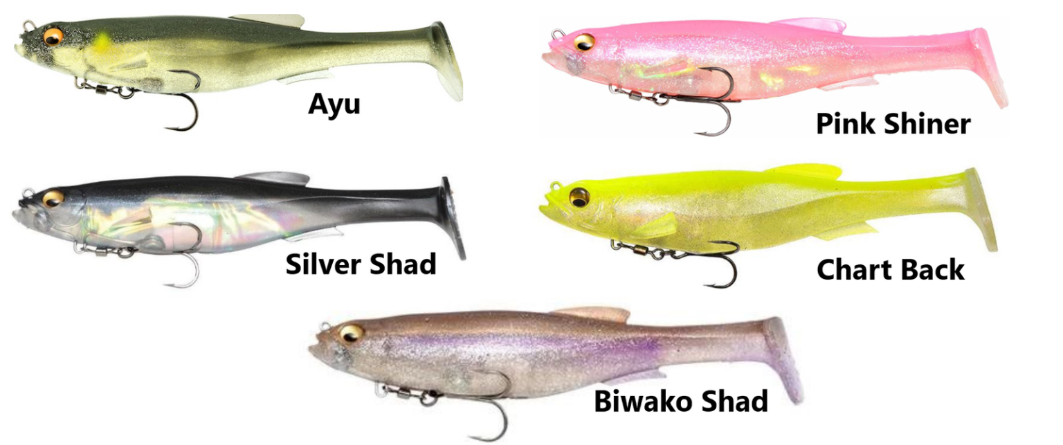 Megabass Magdraft 10 Inch Soft Plastic Rigged Swimbait - Outback Angler